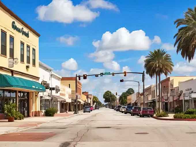 Sebring's historic downtown invites visitors to stroll along palm-lined streets where time seems to move at its own gentle pace.