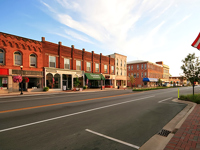 Sturgis welcomes visitors with classic Midwestern charm &ndash; red brick buildings standing proud against Michigan's ever-changing sky.