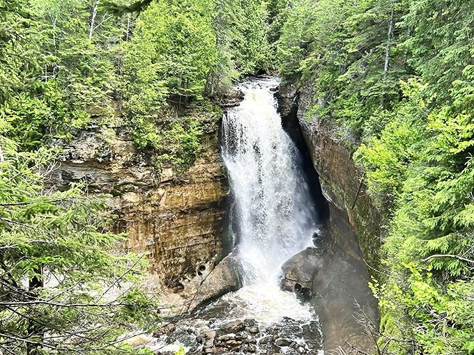 The gateway to one of Michigan's most rewarding short hikes, where the journey is almost as beautiful as the destination itself.