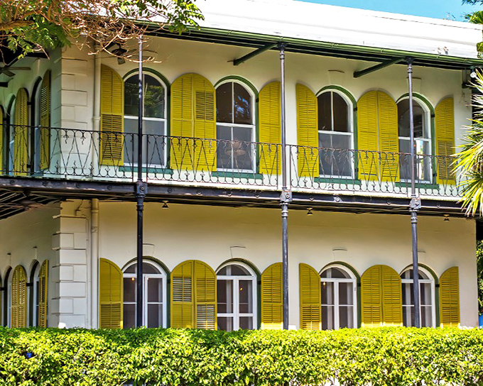 The Hemingway Home and Museum: A white colonial treasure with sunshine-yellow shutters that practically shout "tropical paradise with a literary twist."