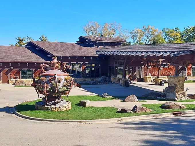 The House on the Rock: Where architectural wonder meets whimsical madness, this stone structure defies conventional design while embracing its natural surroundings.