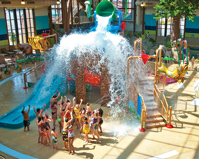The ultimate splash zone where childhood dreams come true &ndash; Soaring Eagle's massive water playground delivers tropical vibes while Michigan weather does its thing outside.