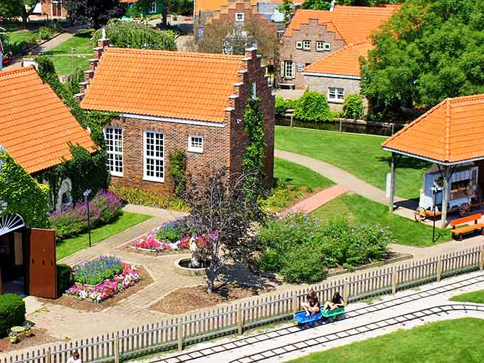 Welcome to the most charming slice of the Netherlands you'll find without a passport, where orange-tiled roofs and manicured gardens create pure storybook magic.