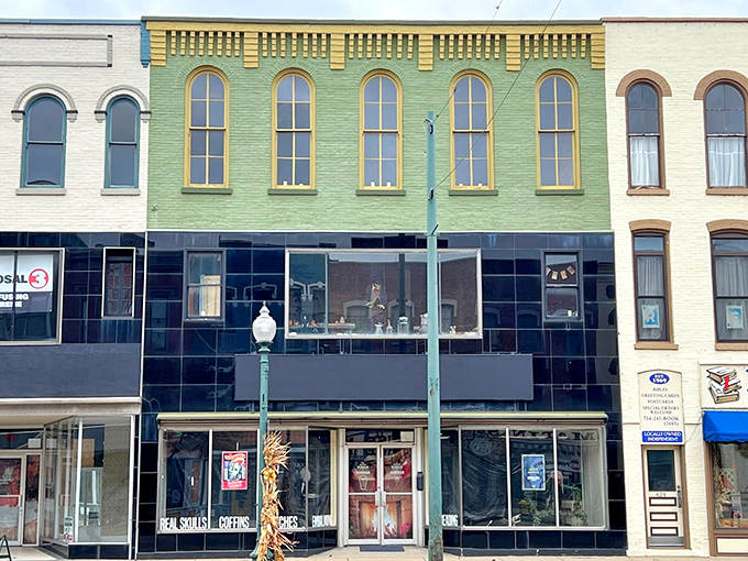 The mint-green historic building on Monroe Street hides nightmares behind its charming facade &ndash; a perfect metaphor for horror itself.