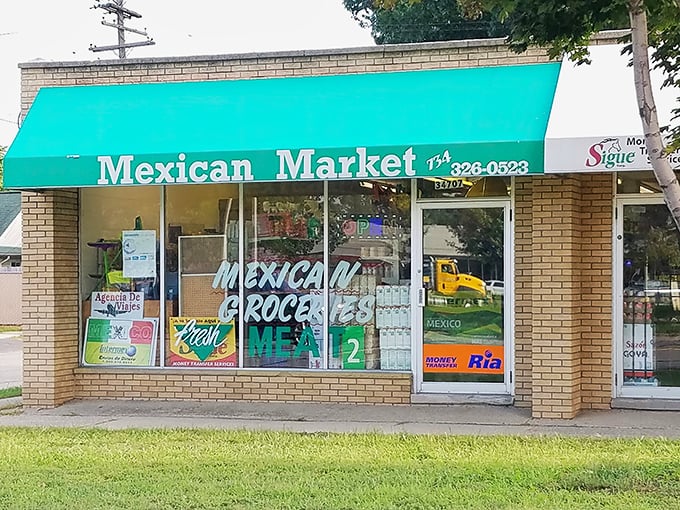 That turquoise awning is your beacon to some of the best Mexican food hiding in plain sight in Saginaw.