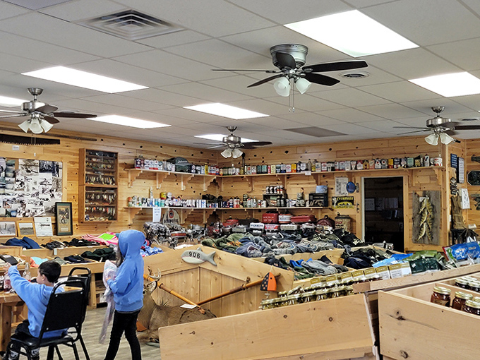 The apparel section isn't just merchandise &ndash; it's wearable memories of a place where Great Lakes traditions are preserved one meal at a time.