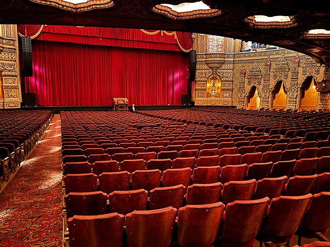Five thousand seats await their next audience &ndash; each one offering a slightly different perspective on the magic about to unfold.