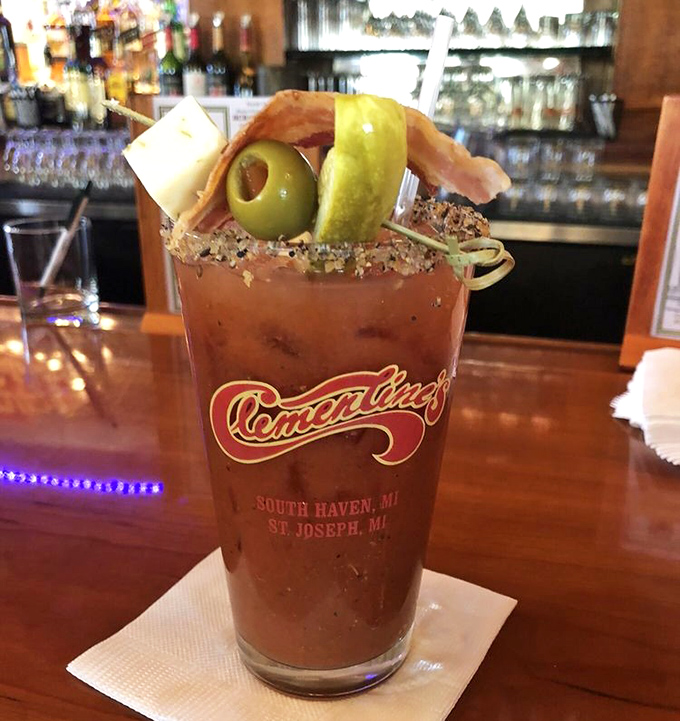 Their Bloody Mary isn't just a drink &ndash; it's practically a small meal, garnished with enough accessories to make Carmen Miranda jealous.