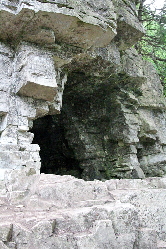 Peek inside nature's own cathedral, where limestone columns create a sanctuary that predates human architecture by eons.