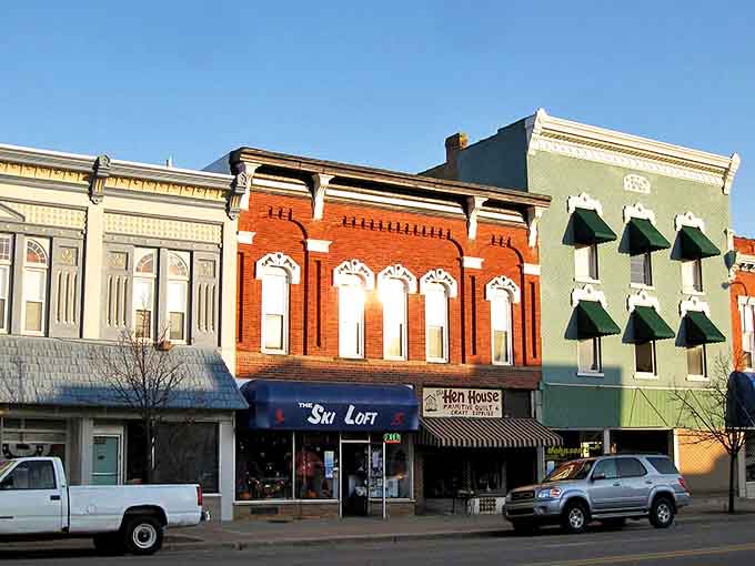 Colorful historic buildings line Charlotte's streets, their well-preserved facades creating an architectural timeline you can walk through.