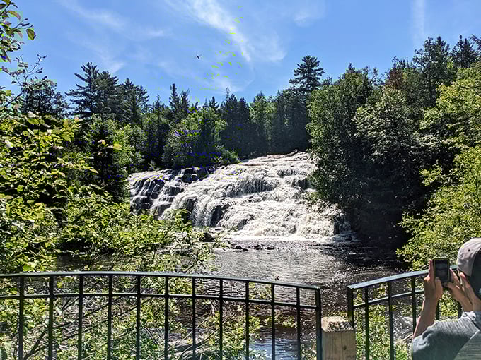 When sunshine meets waterfall spray, nature creates its own light show that makes Las Vegas displays look positively understated.