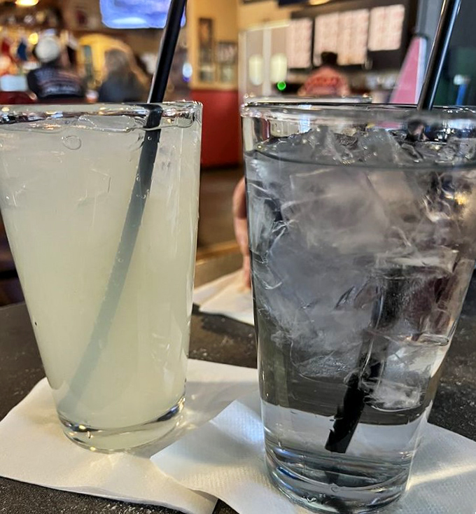 Refreshing beverages stand ready to complement your meal &ndash; because fighting food cravings is thirsty work.