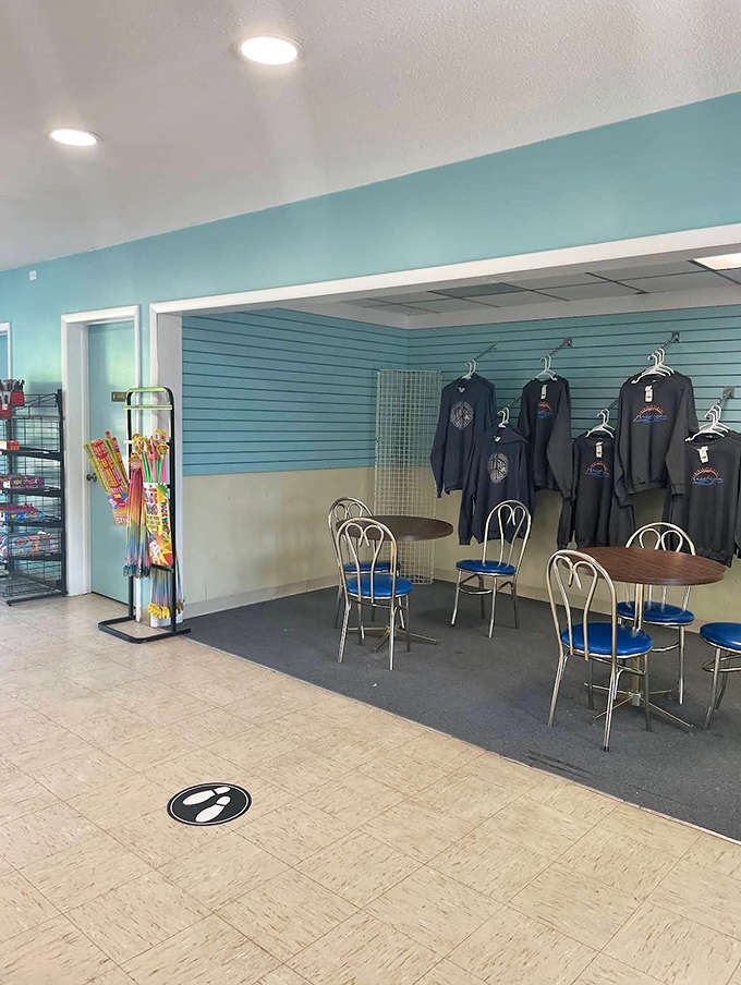 Grab a seat in this welcoming dining area where heart-shaped chairs and Dutch decor create the perfect refueling station.