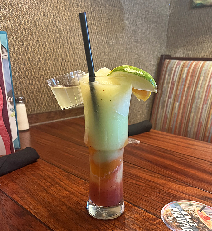 The Frozen Bahamarita – a cocktail so pretty you almost don't want to drink it... almost.