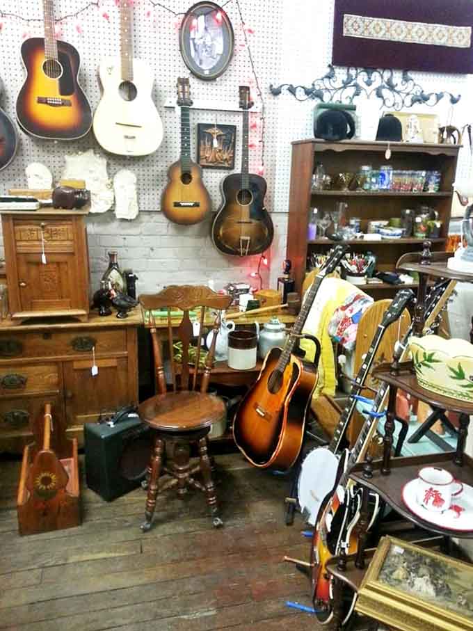 A guitar gathering that would make any musician swoon – these instruments have played everything from first chords to forgotten ballads.
