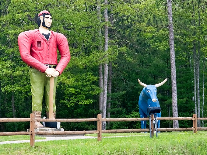 These legendary figures have watched over Ossineke for decades, becoming beloved landmarks for locals and road-trippers alike.