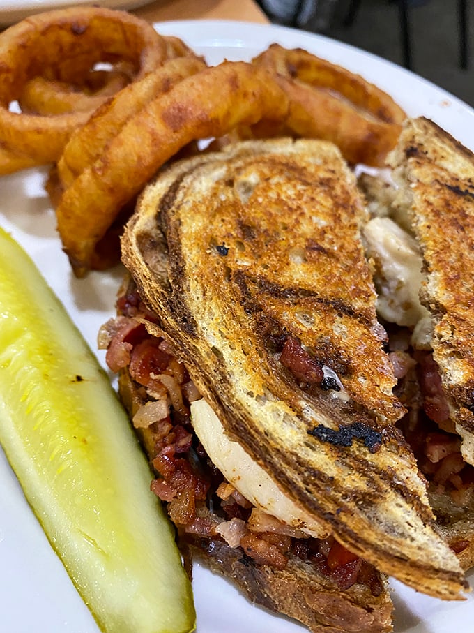 The patty melt &ndash; where grilled rye bread, juicy beef, and melted cheese create a sandwich symphony that hits all the right notes.