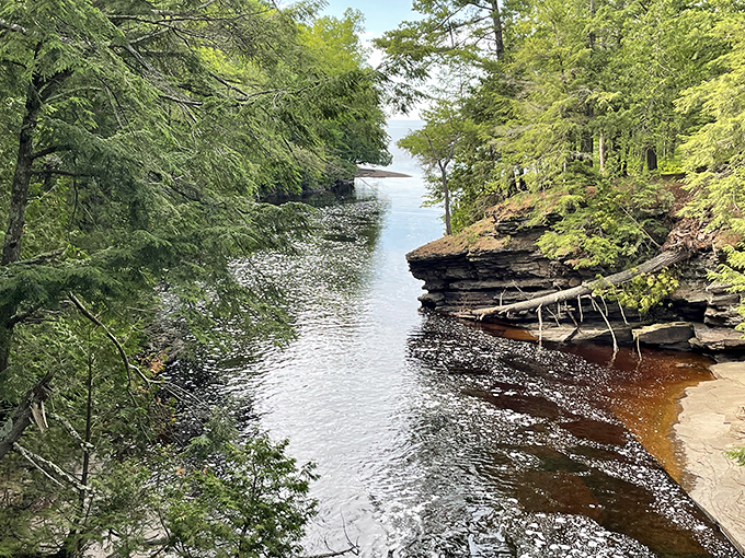 Where river meets mighty lake &ndash; that magical transition zone where fresh water greets the inland sea.