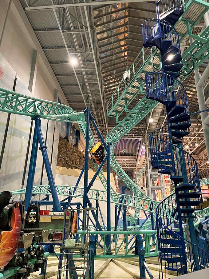 SpongeBob's ride proves that life under the sea can be just as thrilling as above it, especially when you're spinning at improbable angles.