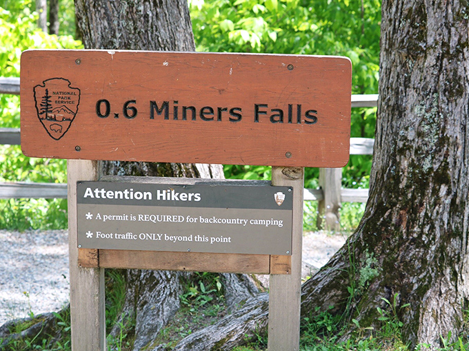 When the sign says 0.6 miles, you know you're close enough to start getting excited but far enough to build anticipation.