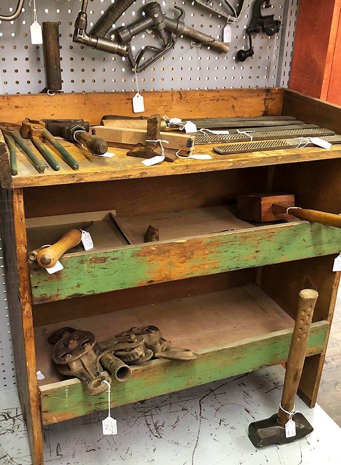 Tools with stories to tell &ndash; each worn handle and rusted edge represents someone's creation, repair, or moment of frustrated swearing.