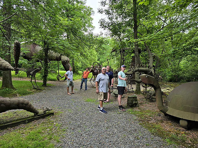 The best kind of social distancing &ndash; finding your own private spot along the quarry's edge for a day of sun and swimming.