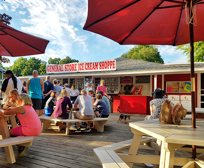 A bustling summer day brings ice cream enthusiasts together &ndash; strangers united by the universal language of "mmm" and "you have to try this!"