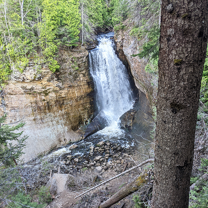 The powerful cascade commands attention, a reminder that some of nature's most spectacular shows have been running continuously for centuries.