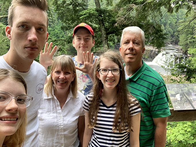 Families create memories against a backdrop that's been performing the same show for thousands of years, yet never repeats itself.