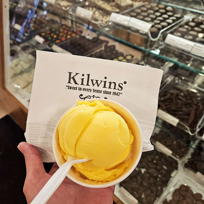 A scoop of sunshine in a cup, this lemon sorbet delivers a tangy-sweet Michigan summer in every spoonful.