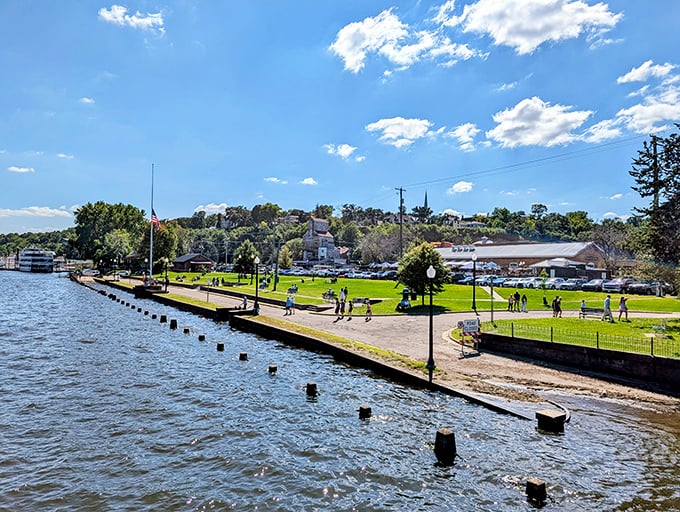 Riverside green spaces invite locals and visitors alike to pause, picnic, and appreciate the natural beauty that frames this historic town.