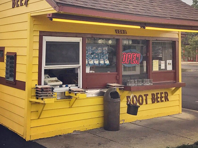 The ordering window &ndash; a portal to pleasure where simple transactions lead to outsized happiness and root beer revelations.