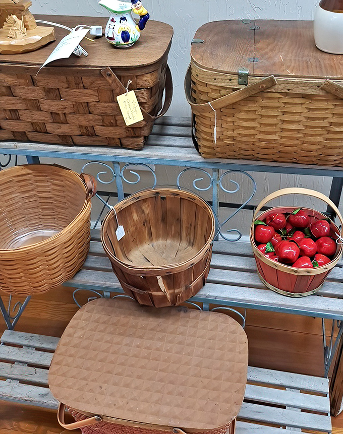 Handwoven baskets from simpler times remind us of craftsmanship that's becoming increasingly rare &ndash; that apple basket has probably seen many harvests.