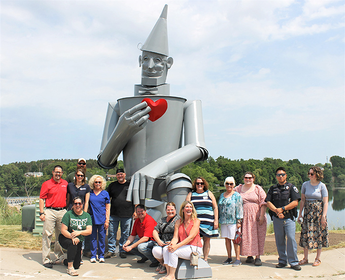 Community events often gather around the beloved sculpture, bringing together locals and visitors in celebration of public art.