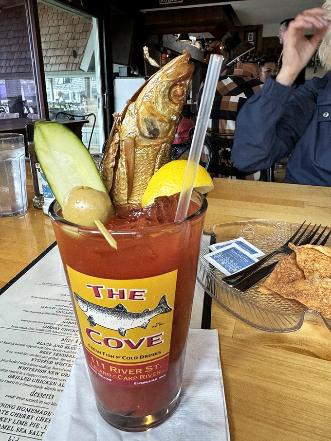 The legendary Bloody Mary arrives with its own smoked fish garnish &ndash; a drink and appetizer in one glass that's as photogenic as it is delicious.