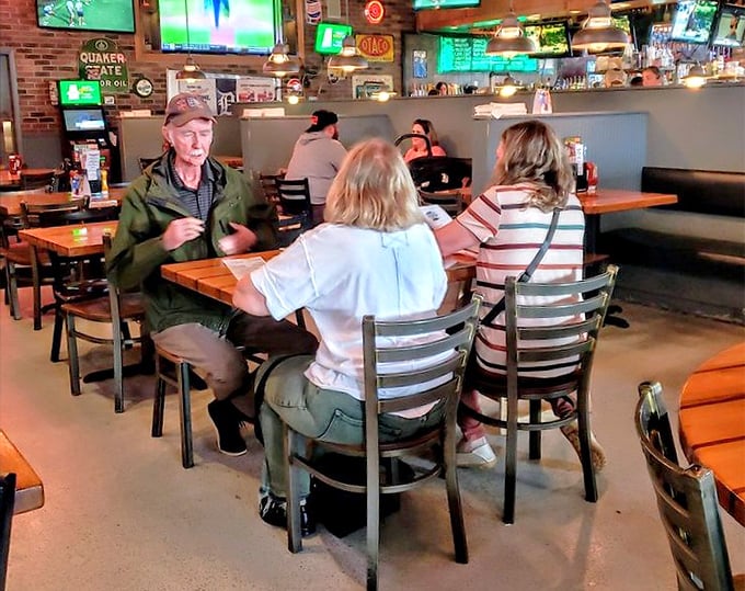 Regulars and newcomers alike find themselves lingering over meals, caught in the restaurant's nostalgic spell.