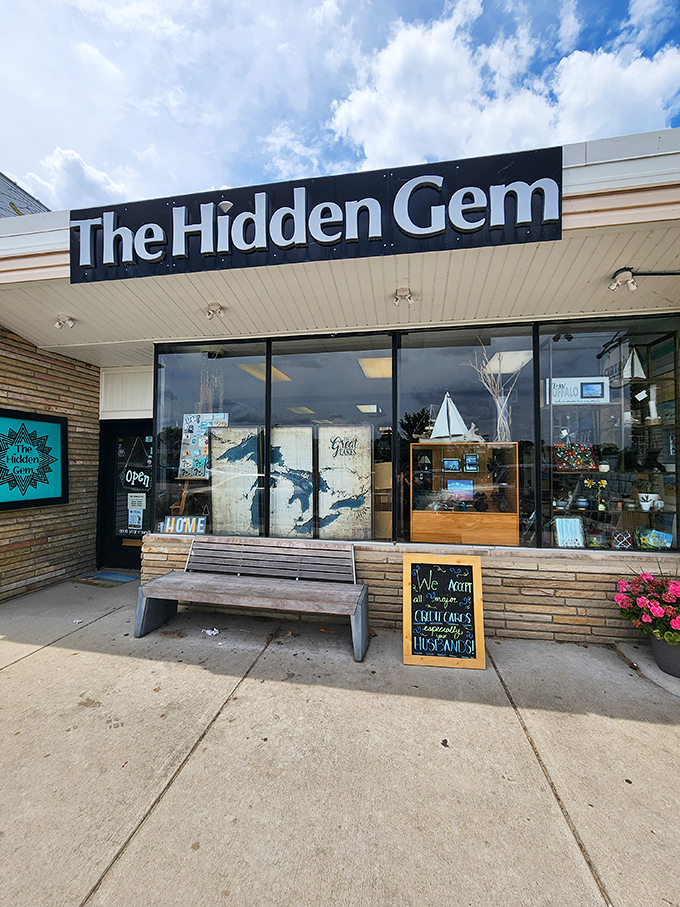 The Hidden Gem lives up to its name with Michigan-made treasures that transform "just browsing" into "definitely buying" within minutes of entering.