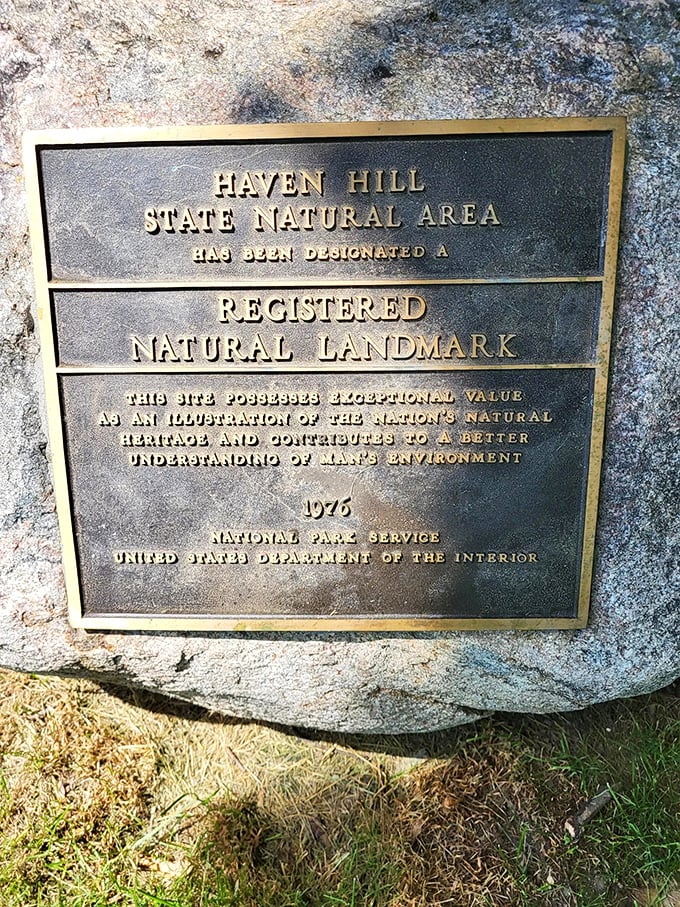 History set in stone. This 1976 marker confirms what you already suspected &ndash; you've stumbled onto somewhere truly special.