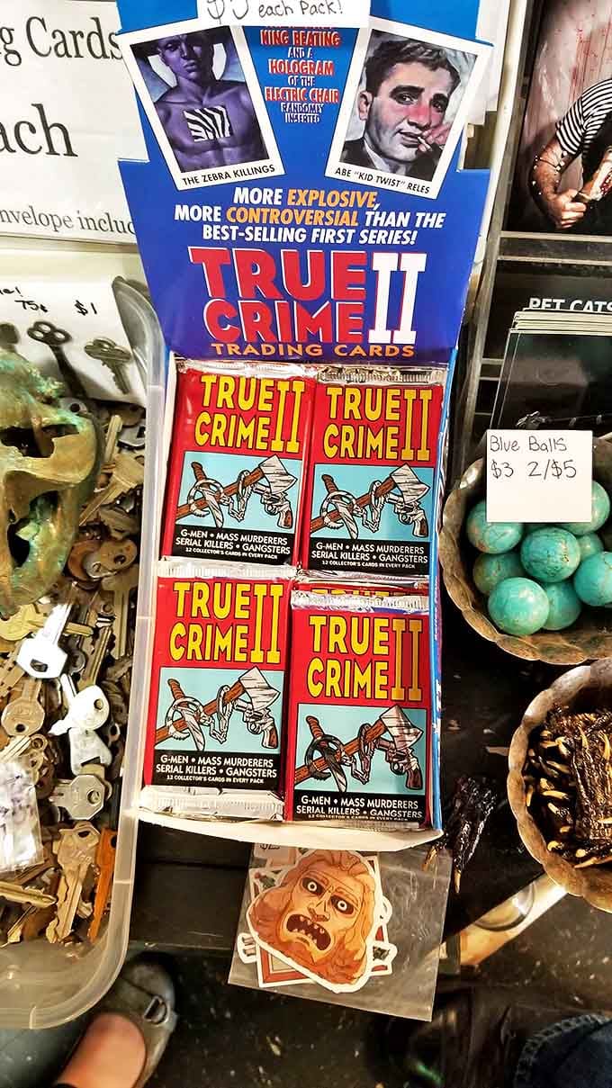 True Crime II trading cards offer a disturbing glimpse into America's fascination with the infamous &ndash; collectible controversy in sealed packs.