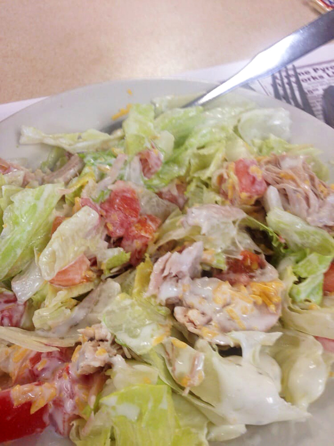 The Turkey Salad offers a lighter option without sacrificing flavor &ndash; fresh greens playing host to generous portions of the restaurant's star protein.