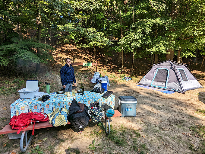 Camping at Buttersville &ndash; where s'mores taste better and stars shine brighter by the lakeshore.