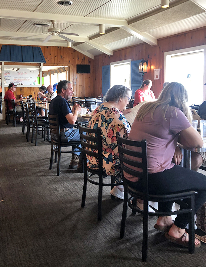 The dining room buzzes with the energy of breakfast enthusiasts plotting their attack on plates larger than their heads.