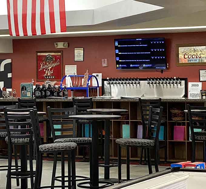 Cozy seating areas scattered throughout prove that Oliver T's gets it, sometimes you need to sit down and contemplate your delicious options.