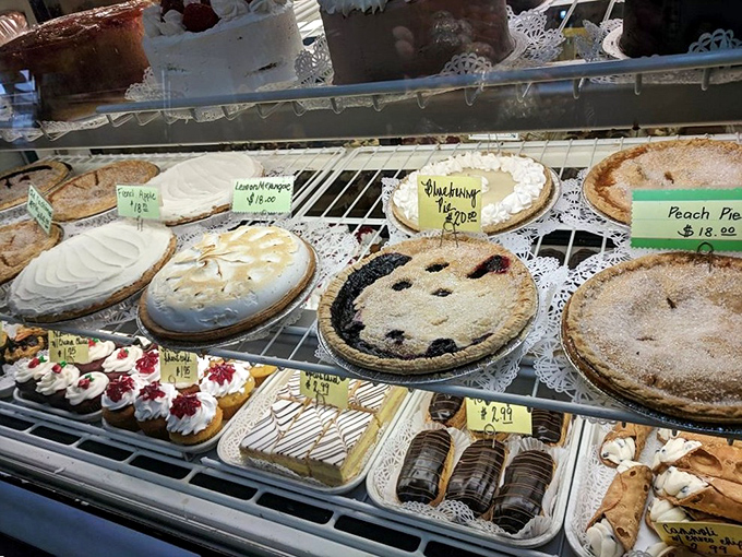 Pie paradise where fruit filling dreams come true &ndash; each pastry representing hours of craftsmanship and generations of baking wisdom.