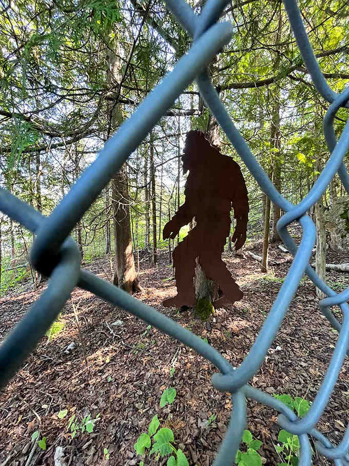 Even Bigfoot makes an appearance here, because when you've got Paul Bunyan, why not add another legend to the mix?