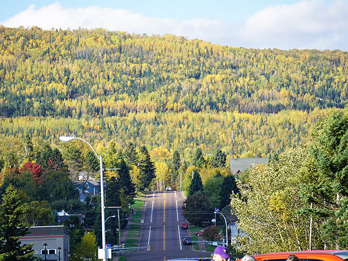 Grand Marais welcomes visitors with its perfect harbor town charm, where wilderness and civilization maintain a handshake agreement at the water's edge.