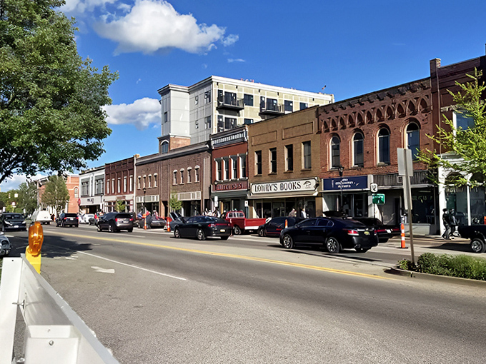 Historic storefronts preserve the architectural character that gives Sturgis its distinctive sense of place and timelessness.