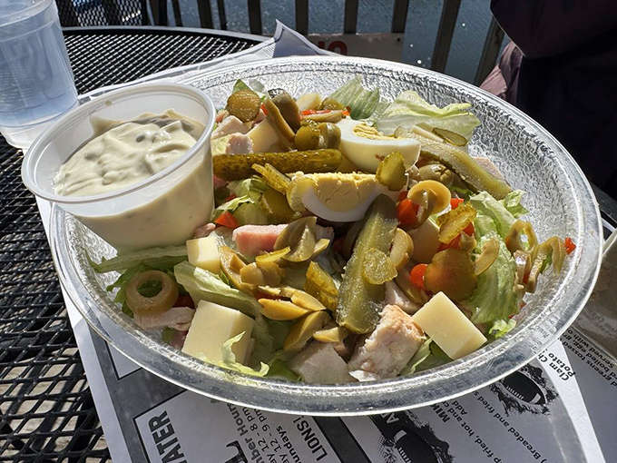 The Maurice salad offers a Detroit classic reimagined dockside&mdash;a colorful arrangement that makes eating greens feel like a reward.