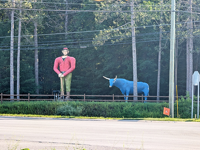 These mythical legends stand as colorful reminders of America's tall-tale tradition, when stories grew as tall as the trees themselves.