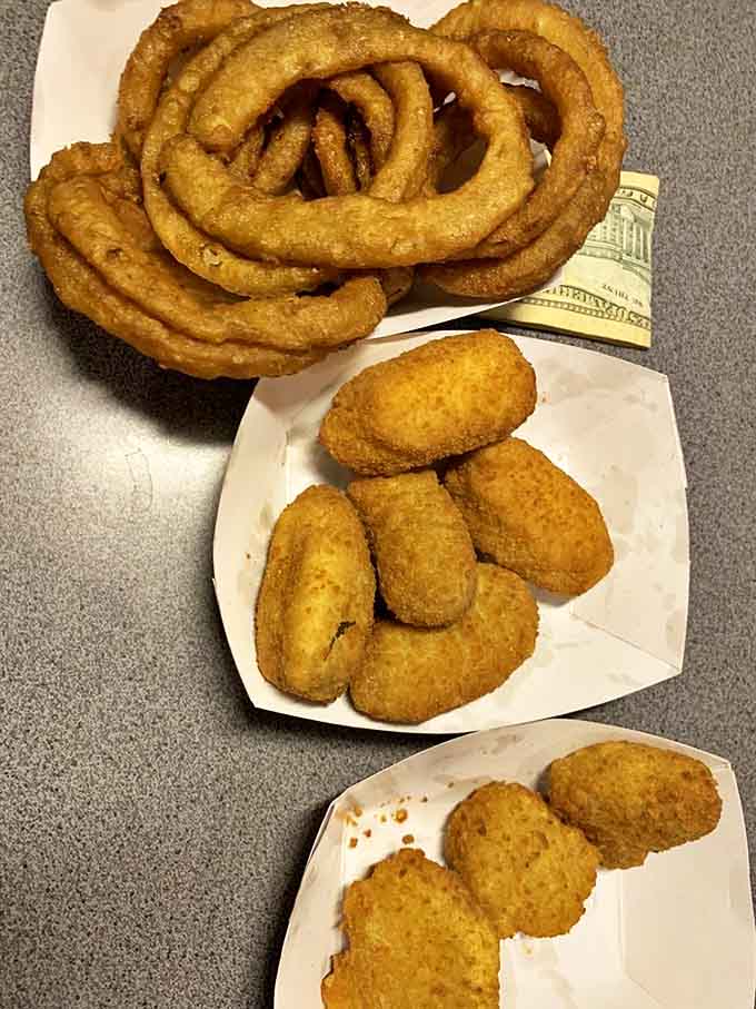 Onion rings, jalape&ntilde;o poppers, and broccoli bites: The holy trinity of fried appetizers &ndash; crispy, creamy, and just enough vegetable content to claim nutritional value.